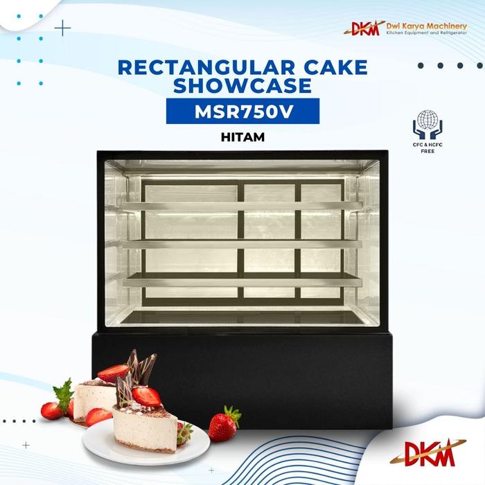 Jual GEA RECTANGULAR CAKE SHOWCASE (BLACK) / MSR750V - Kota Surabaya ...