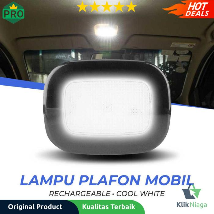 Jual Lampu Plafon Mobil Car Ceiling Light Rechargeable Cool White ...