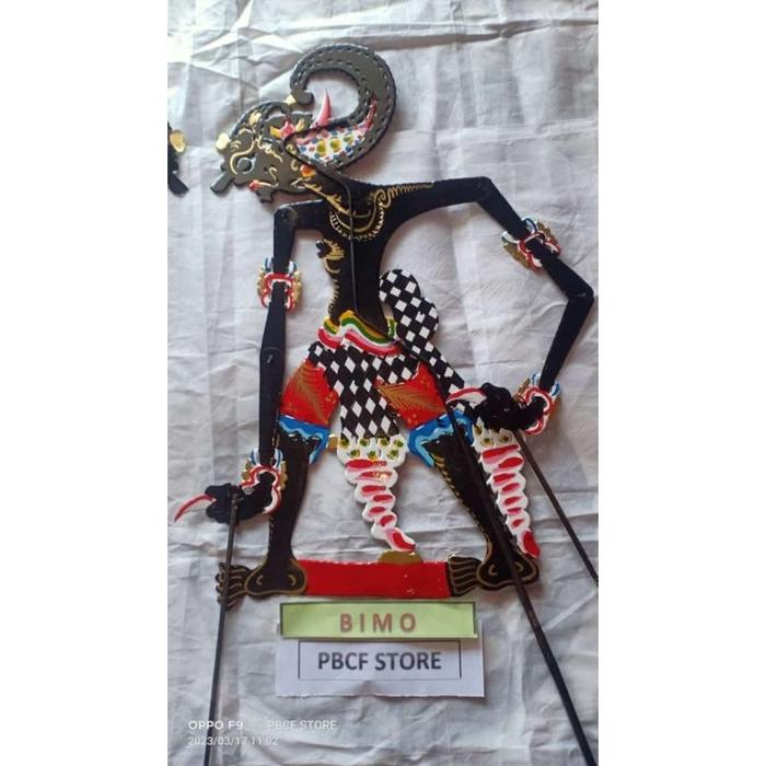 Jual Wayang Bima Werkudoro Wayang Kulit Kertas Bimo Wayang Duplex ...