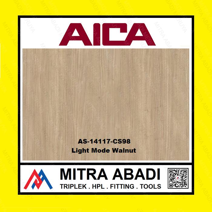 Jual AICA HPL AS 14117 C S98 CS98 Light Mode Walnut Kamar Kitchen Dapur ...