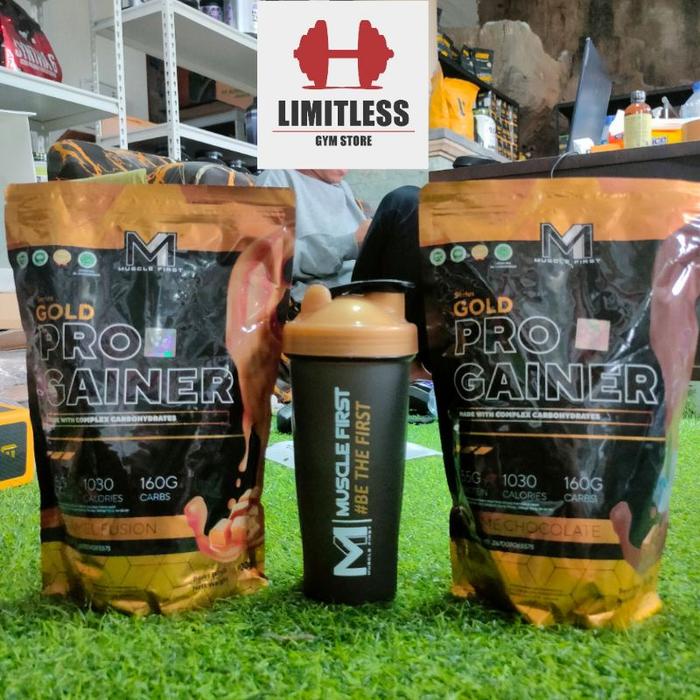 Jual M1 Muscle First Pro Gold Gainer 2 lbs Musclefirst Mass Weight Gain ...