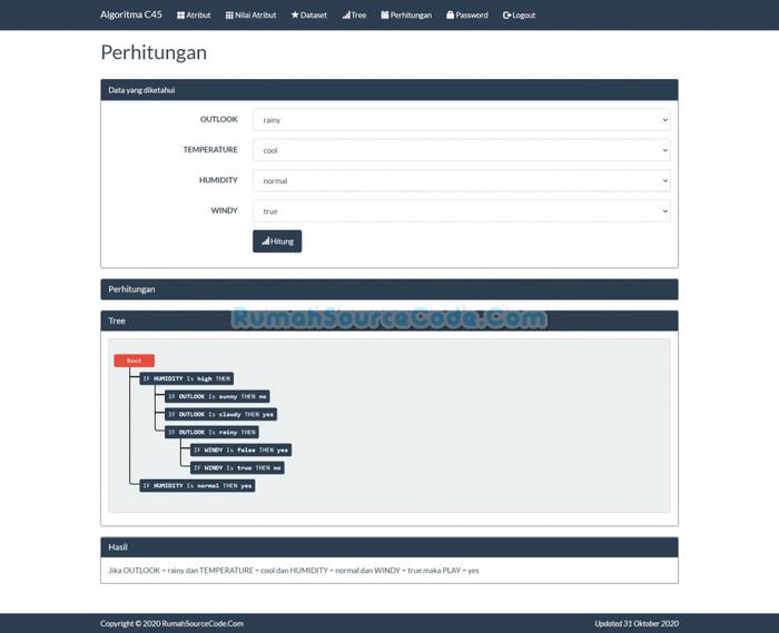 Jual Source Code Data Mining Klasifikasi Algoritma C4.5 PHP - Kota ... Jual Source Code Data Mining Klasifikasi Algoritma C4.5 PHP - Kota ...