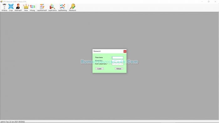 Jual Source Code SPK Metode SAW C# (C Sharp) - Kota Denpasar - Rumah Source Code | Tokopedia