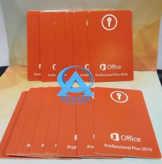 Jual Office 2016 Pro Plus Key Card Original 1 PC Lifetime Garansi ...