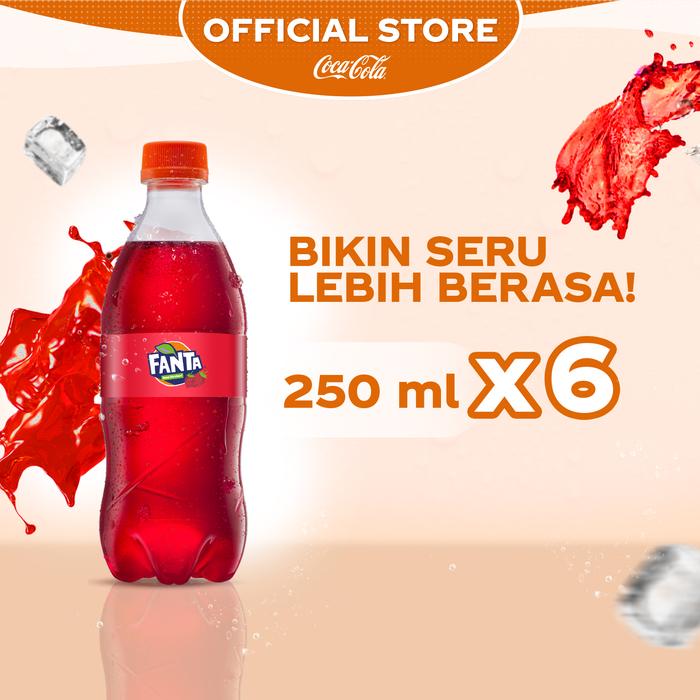 Promo Fanta Strawberry - Minuman Soda Rasa Stroberi - Botol 250ml - x6 Pcs - Kota Depok - Coca ...