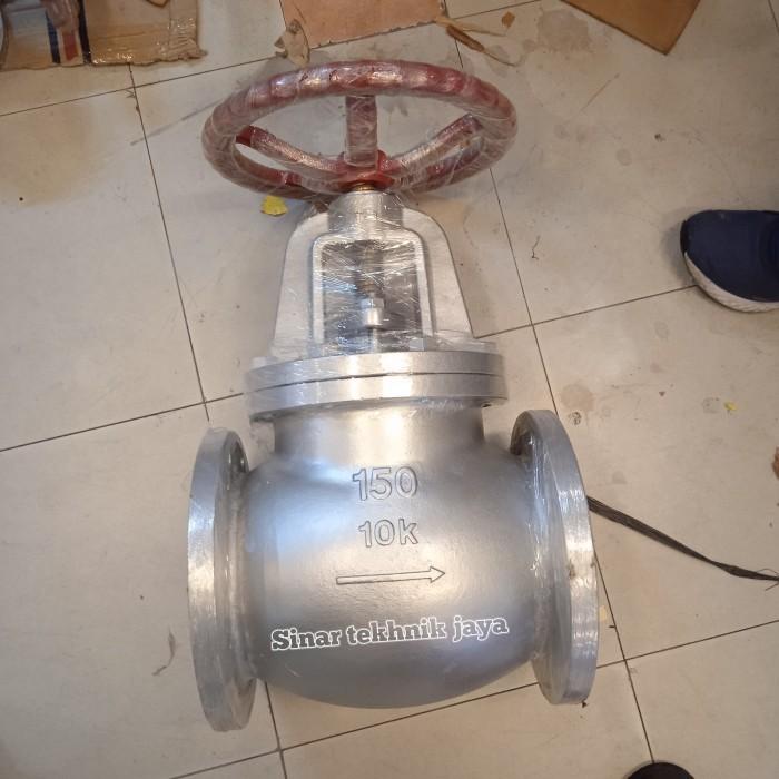 Jual globe valve 5" jis 10k steam flange DN 150 - Jakarta Barat ...