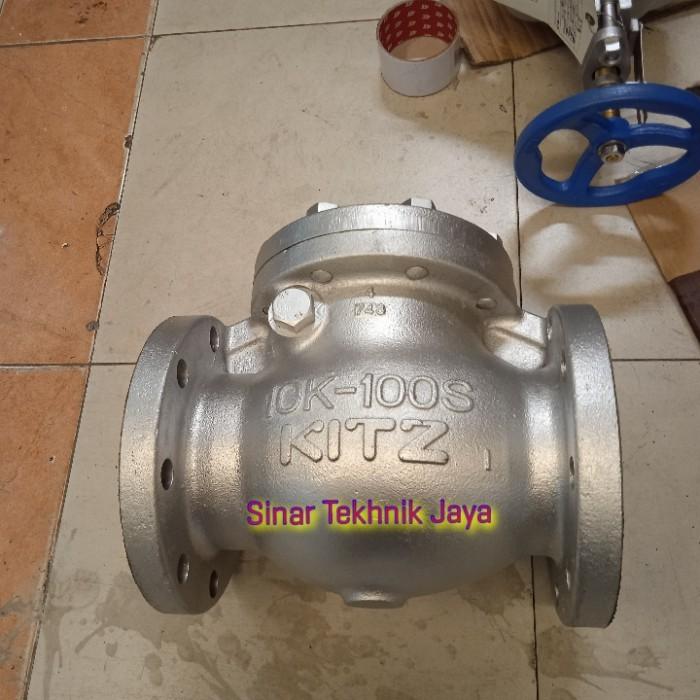 Jual Swing Check valve 4" kitz jis 10k cast iron DN 100 - Jakarta Barat - teknik abadi jaya ...
