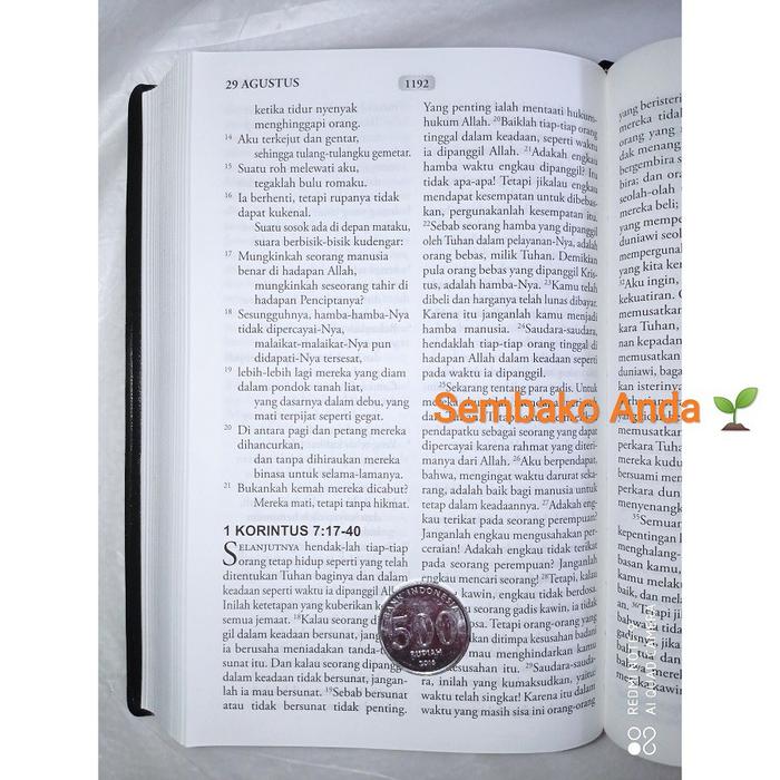 Jual A Alkitab Sepanjang Tahun Edisi Huruf Besar. Dalam 365 Bacaan ...