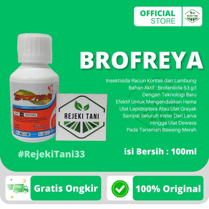 Jual Insektisida BROFREYA 53 SC 100 ml Pengendali Hama Ulat Lepidoptera ...