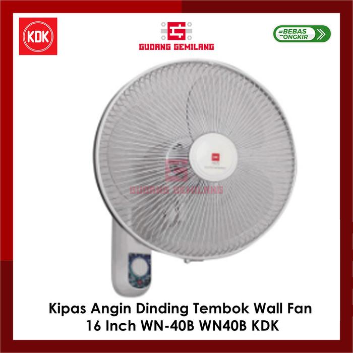 Jual Kipas Angin Dinding Tembok Wall Fan 16" 16 Inch WN-40B WN40B KDK ...