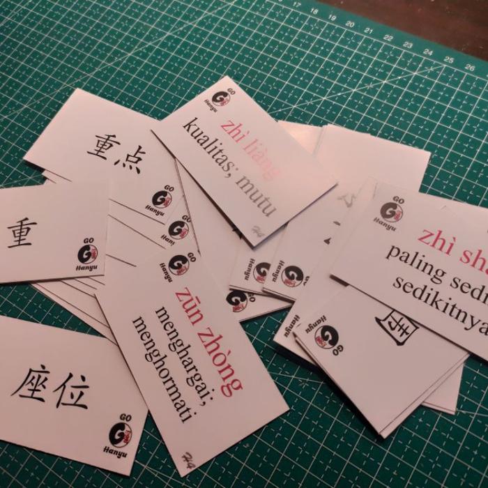 Jual Flashcard Mandarin bilingual HSK 4 bahasa Indonesia-Mandarin ...