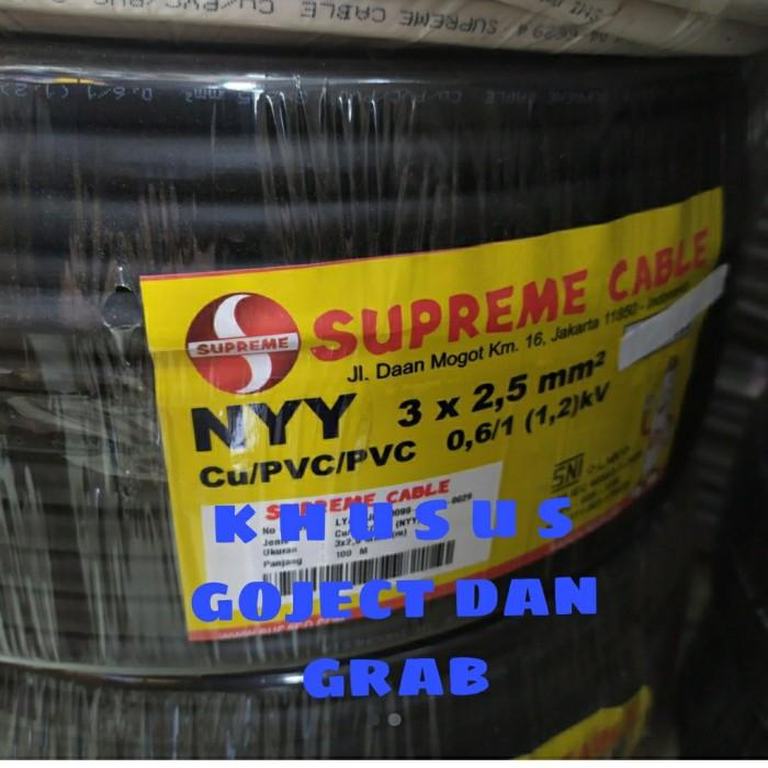 Jual kabel supreme nyy 3x2.5 50m grab n goject Murah - Kota Surabaya - ELVI_STORE99 | Tokopedia