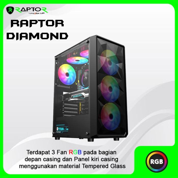 Jual Casing Gaming RAPTOR DIAMOND - Jakarta Pusat - aksesorieskomputer ...