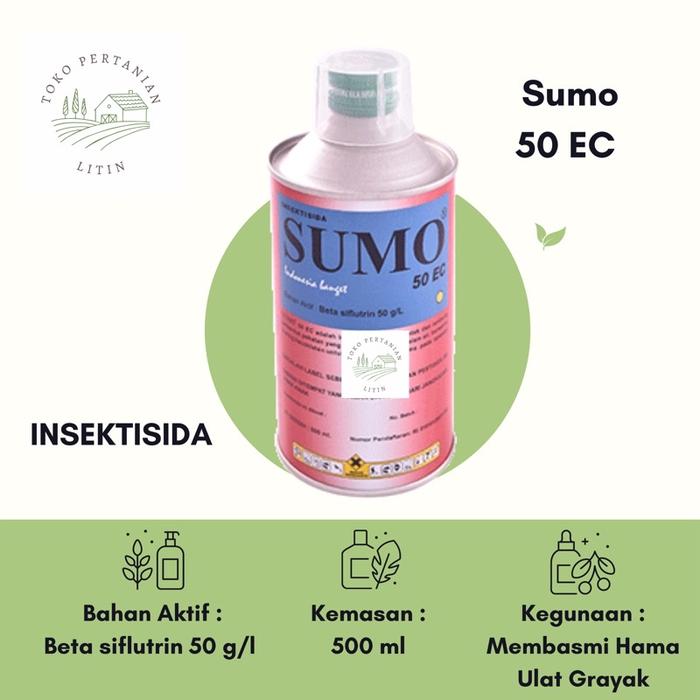 Jual Sumo 50 EC - 500 ml ( Insektisida ) Pengendali Hama Ulat Grayak ...