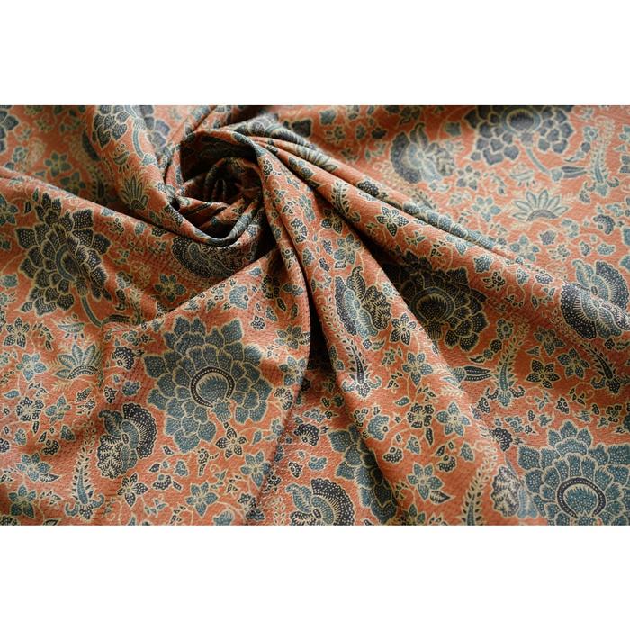 Jual KAIN BATIK PREMIUM Dobby Puspo Sari Orange Oranye Oren Doby 723373 ...
