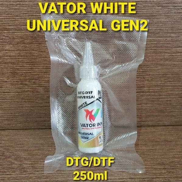 Jual Vator White Universal Gen2 Dtg Dtf 250Ml Tinta Putih Sablon Digital - Jakarta Pusat ...