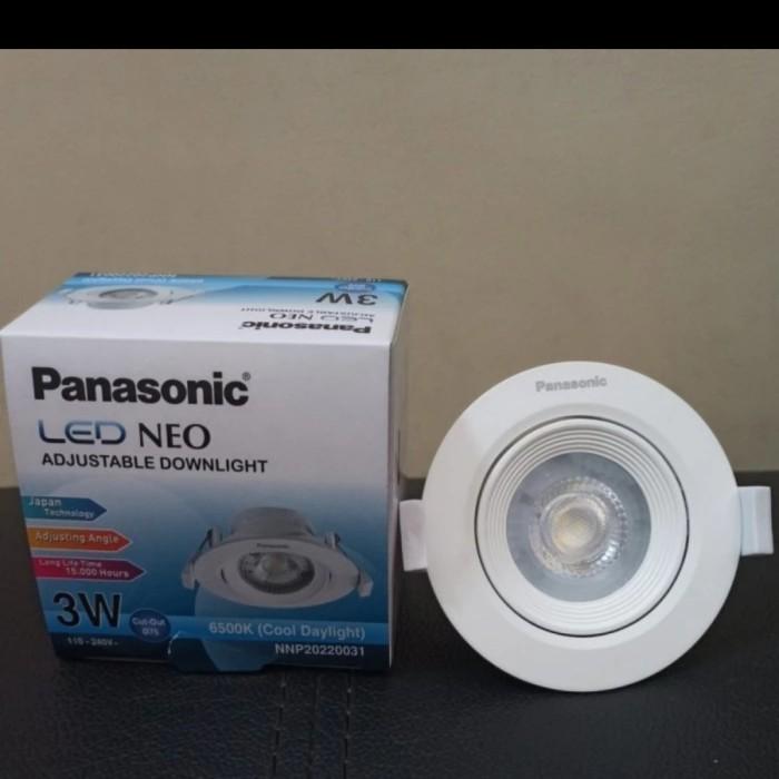 Jual lampu downlight led panel cob panasonic 3w 5w 3 5 w watt plafon ...