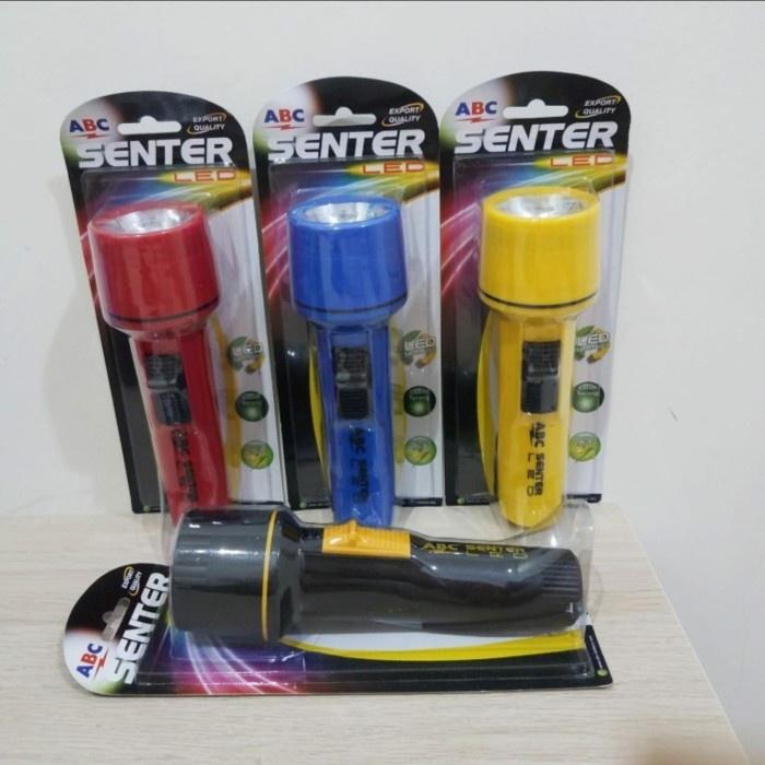 Jual senter led abc besar led W2O5 unik yang dicas besar jadul mini ...