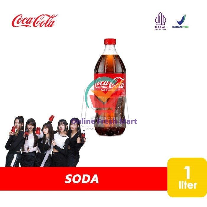 Jual Coca Cola Original Minuman Soda Rasa Kola (Botol 1 Liter) - Kota Denpasar - Online Fresh ...