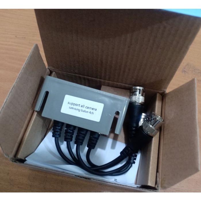 Jual Video Balun 4Ch Video Balun 4 Channel Original Taiwan Hybird 4 ...