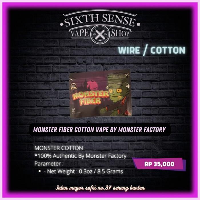 Jual Monster Fiber Cotton Vape by Monster Factory - Kota Serang ...