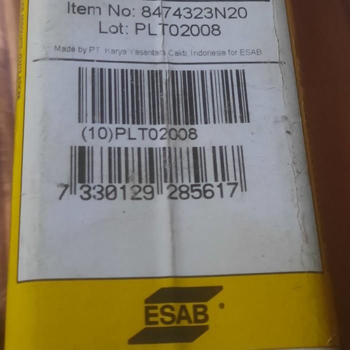 Jual KAWAT LAS ESAB OK-84.78 Diameter 3.2MM AWS E Z Fe14 - Kota Depok - Sinar utama tekhnik ...