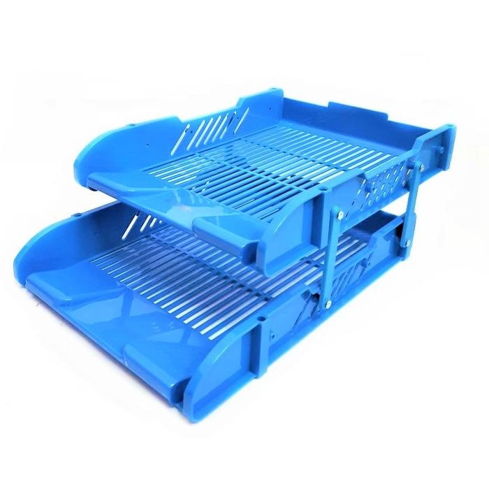 Jual RAK KERTAS MEJA SUSUN TINGKAT LETTER TRAY 2 SUSUN ELEVATED TRAY ...