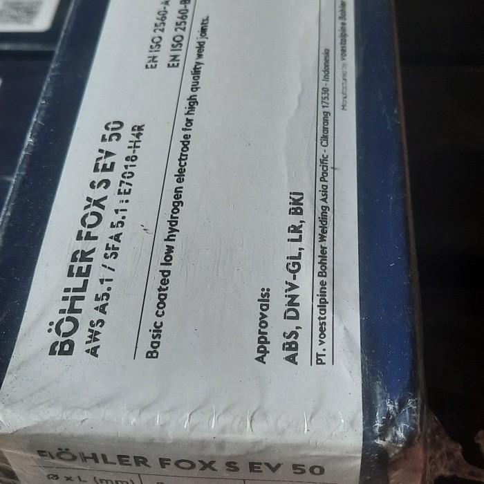 Jual KAWAT LAS BOHLER FOX S EV 50 E7018-H4R 3.2MM - Kota Depok - Sinar utama tekhnik | Tokopedia