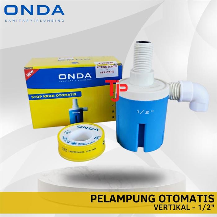 Jual ONDA PELAMPUNG OTOMATIS / STOP KRAN OTOMATIS VERTIKAL 1/2" - Kab ...