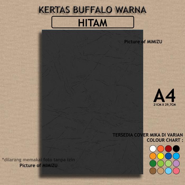 Jual Kertas Buffalo A4 HITAM Motif Embos Cover JILID SAMPUL - Coklat - Jakarta Barat - MIMIZU ID ...