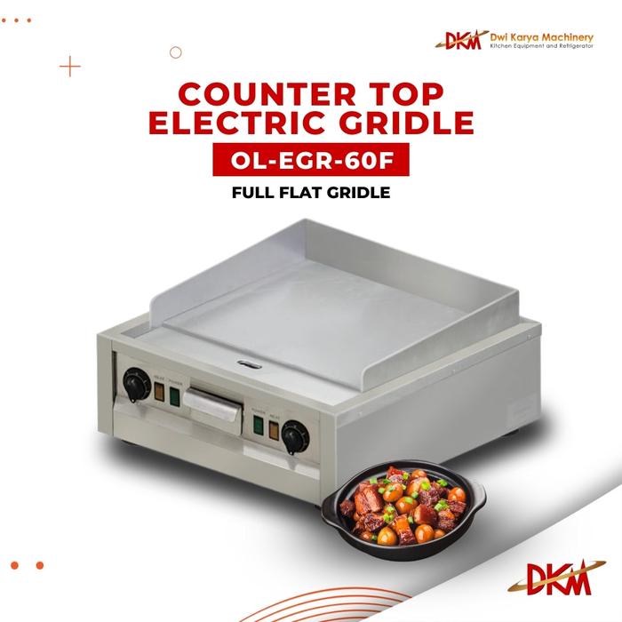 Jual GETRA COUNTER TOP ELECTRIC GRIDDLE FULL FLAT GRIDDLE / OL-EGR-60F ...