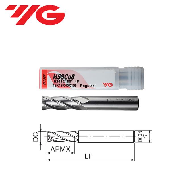 Promo E2412 Endmill 3 4F YG1 End Mill HSS-CO8 3 Pisau Cutter Milling 3mm - Kab. Bekasi ...