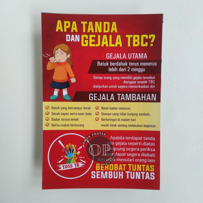 Promo Poster Kesehatan - Poster Tanda dan Gejala Tuberculosis - Poster ...