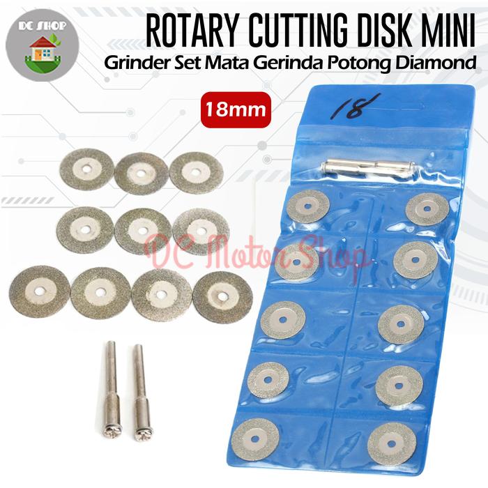 Jual Rotary Cutting Disk Mini Grinder Set Mata Gerinda Potong Diamond ...