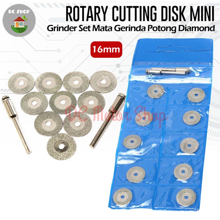 Jual Rotary Cutting Disk Mini Grinder Set Mata Gerinda Potong Diamond ...