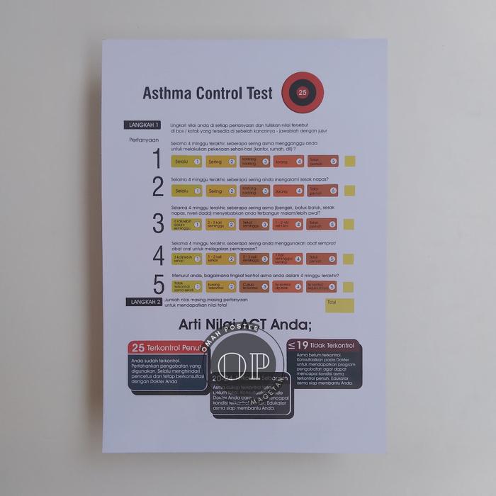Jual Poster Asthma Control Test (ACT) - Poster Atshma - Asma - Poster ...