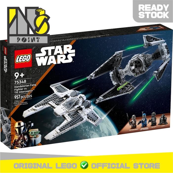 Promo LEGO 75348 - Star Wars - Mandalorian Fang Fighter Vs Tie ...