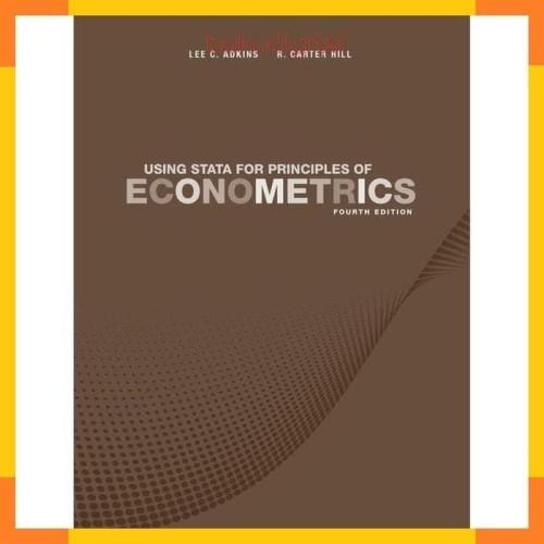 Jual Using Stata For Principles Of Econometrics With Data File For ...
