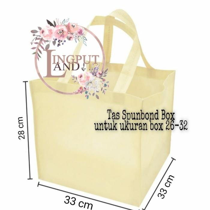 Jual pp tas spunbond box nasi kotak dan kue 30x30 - tas box - goodie bag - Jakarta Timur - Pulen ...