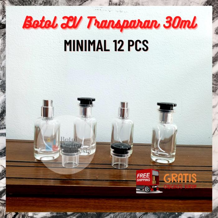 Jual BOTOL PARFUM LV TRANSPARAN 30ML DRAT PUTAR - BOTOL PARFUM 30ML ...