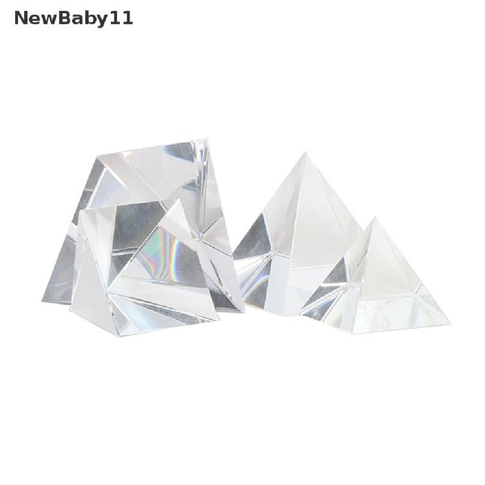 Jual Prisma Piramida Kristal Kaca Optik 50-80mm Warna Pelangi Untuk ...