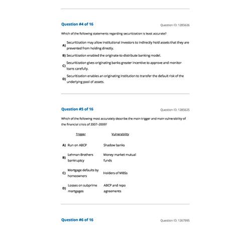 Jual 2022 FRM Schweser Qbank Part I - Question Bank Part 1 eBuku - Kab ...