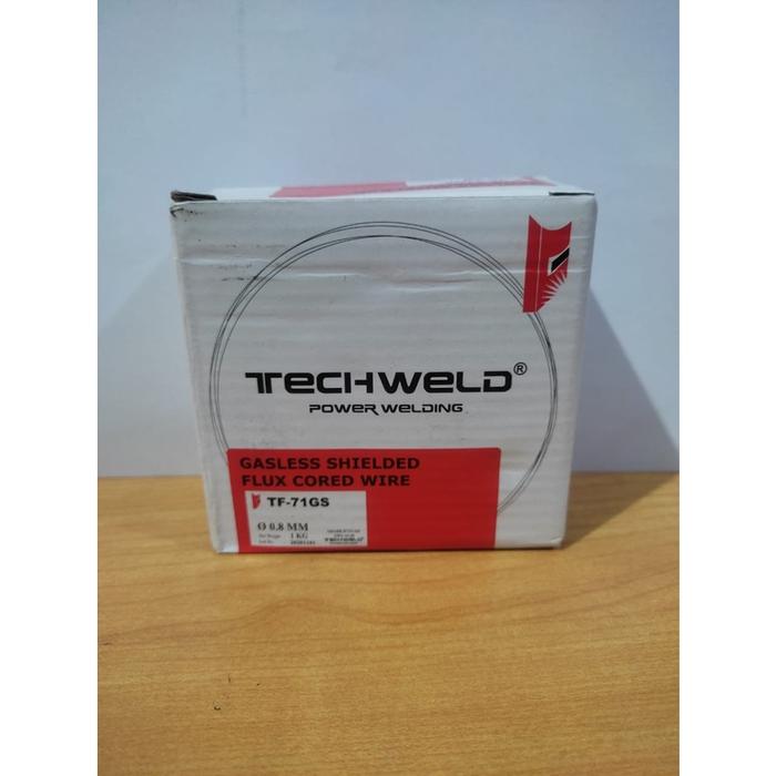 Jual Techweld 0.8mm Kawat Las MIG Flux Core Gasless Wire 1 kg Las ...