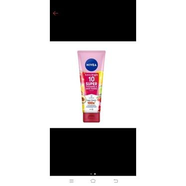 Jual produk Body serum Nivea extra bright 10 super vitamin & skinfood ...