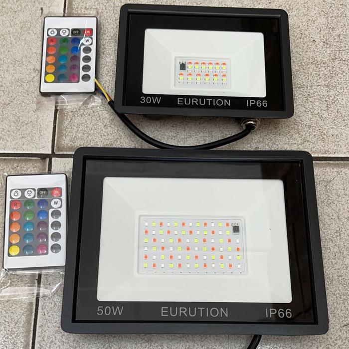 Jual LAMPU SOROT LED 30 WATT RGB FLOODLIGHT 30W WARNA WARNI TEMBAK 50 W 50W - Jakarta Pusat ...