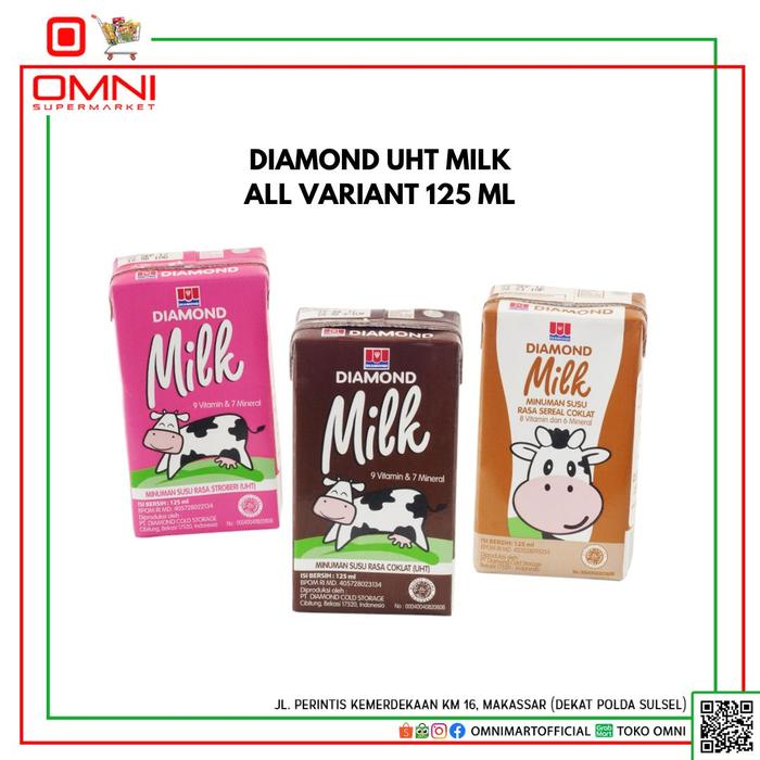 Jual DIAMOND UHT MILK CHOCOLATE 125 ML - Kota Makassar - Omnimartofficiall | Tokopedia