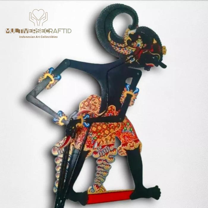 Jual Wayang Alusan Kulit Sapi Asli Werkudara Hitam /Wayang Kulit ...