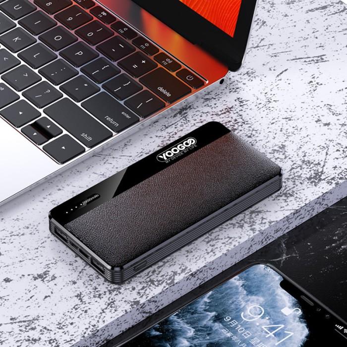 Jual Powerbank YOOGOO 20000mAh USB Double Output/Micro/Type C - Hitam ...
