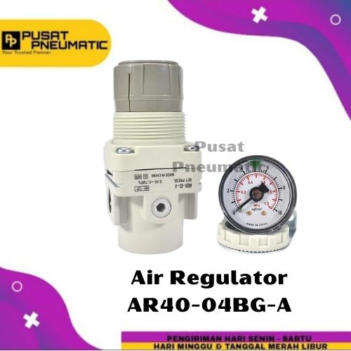 Jual AR40-04BG-A Pneumatic Air Regulator Drat 1/2 Inch SMC - Jakarta Barat - Pusat Pneumatic ...