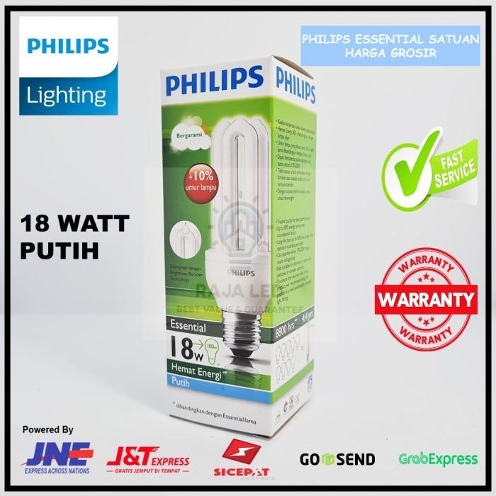 Jual Lampu Philips Essential 18W 18 W 18 Watt 18Watt Putih - 18 WATT ...